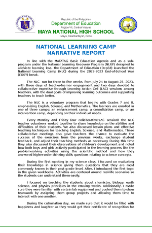 Virtual Portfolio Day Program sample revised - Part I 8:00-8:30 AM ...