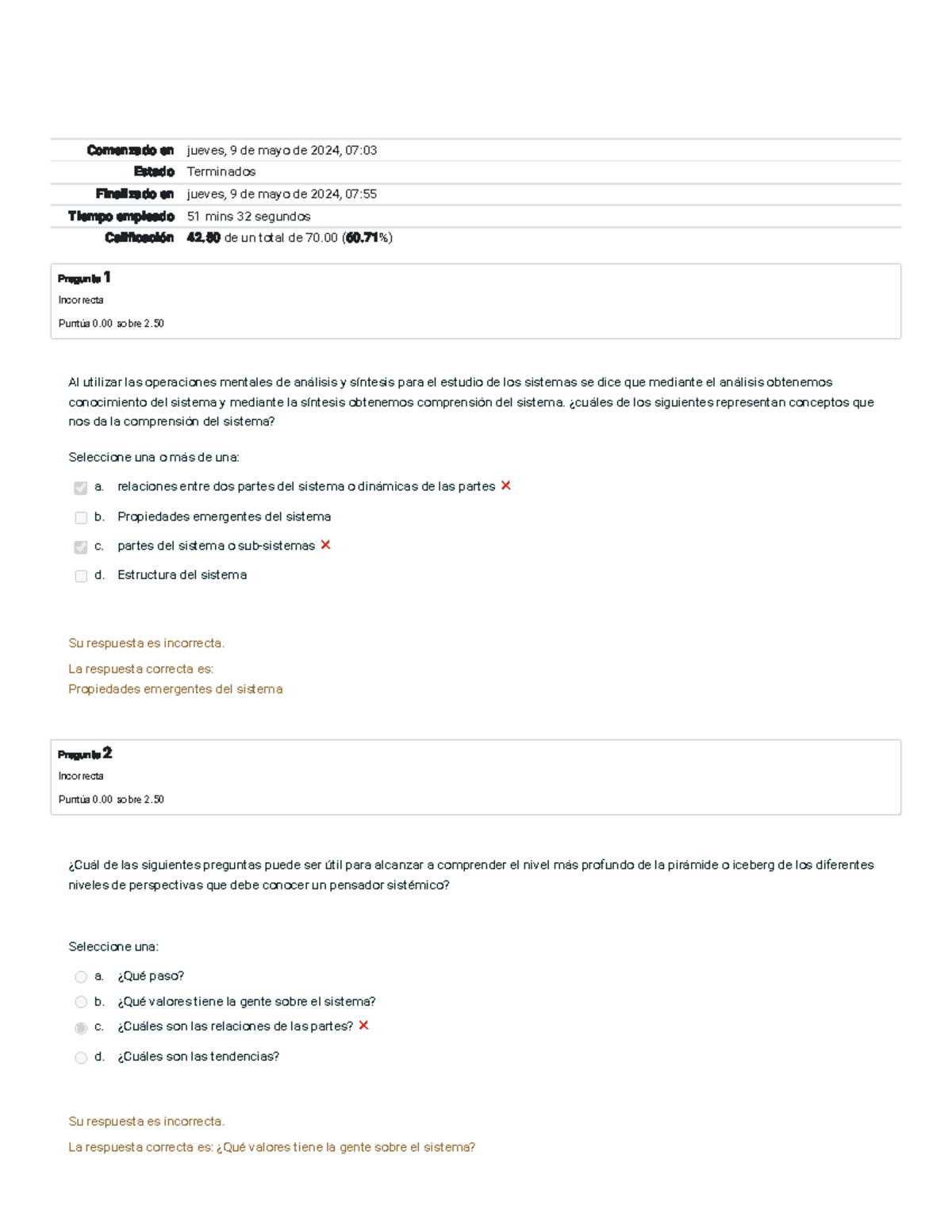 Revisión del Examen Final de Semestre UEDi: Análisis de Respuestas y ...