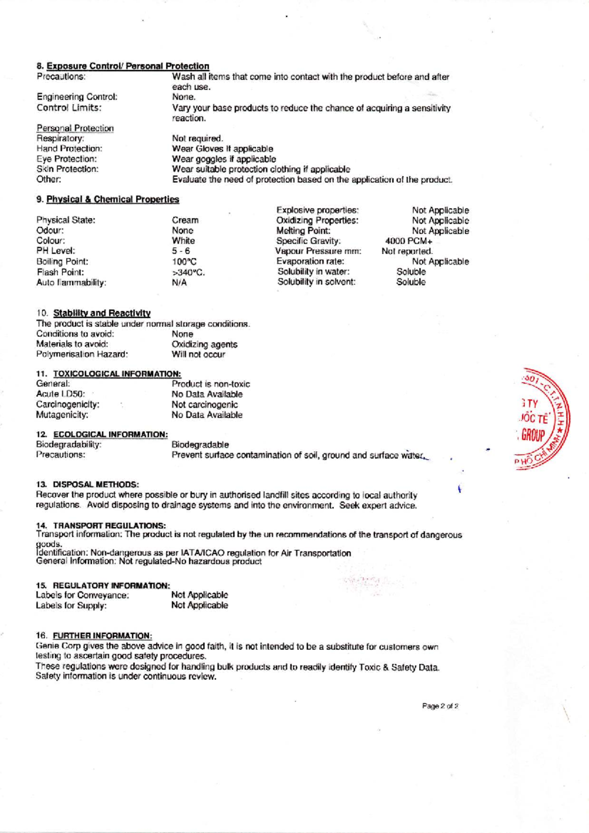 MSDS for Coconut Soap: Safety, Properties, and Disposal Guidelines ...
