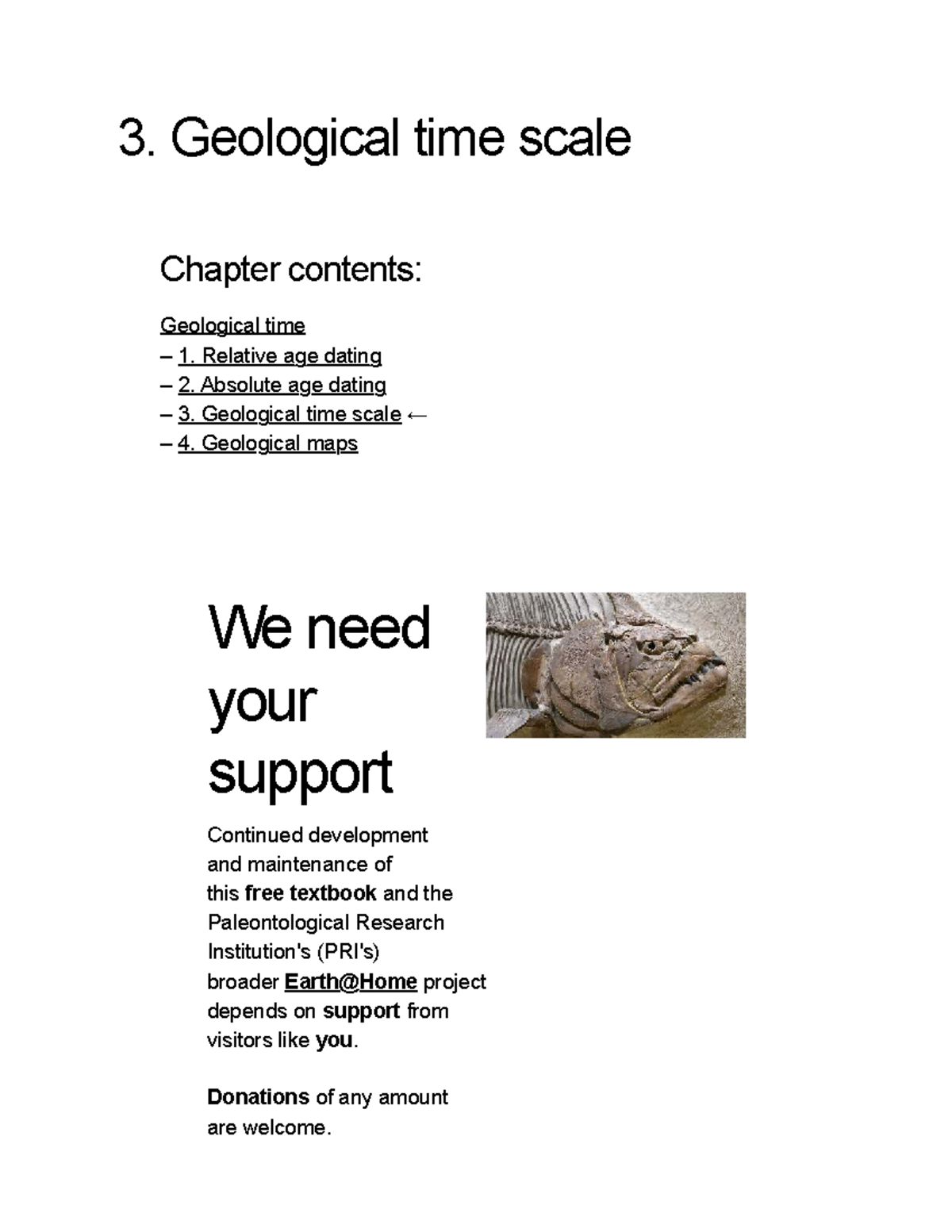 3. Geological Time Scale: Understanding Earth's History - Studocu