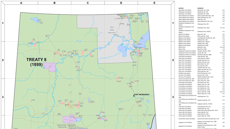 First Nations Reserves & Métis Settlements Map 2021 (IR) - Studocu