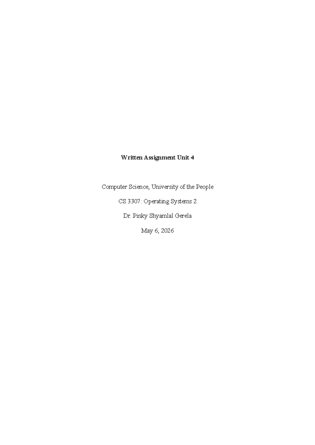 CS 3307: Written Assignment on Vim and File Types in OS - Studocu