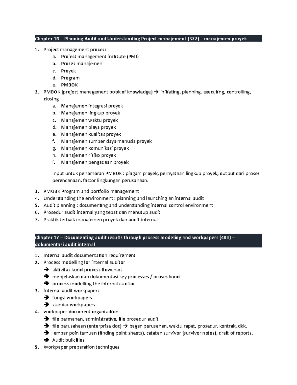 Internal Audit - Key Points on Project Management & Reporting Standards ...