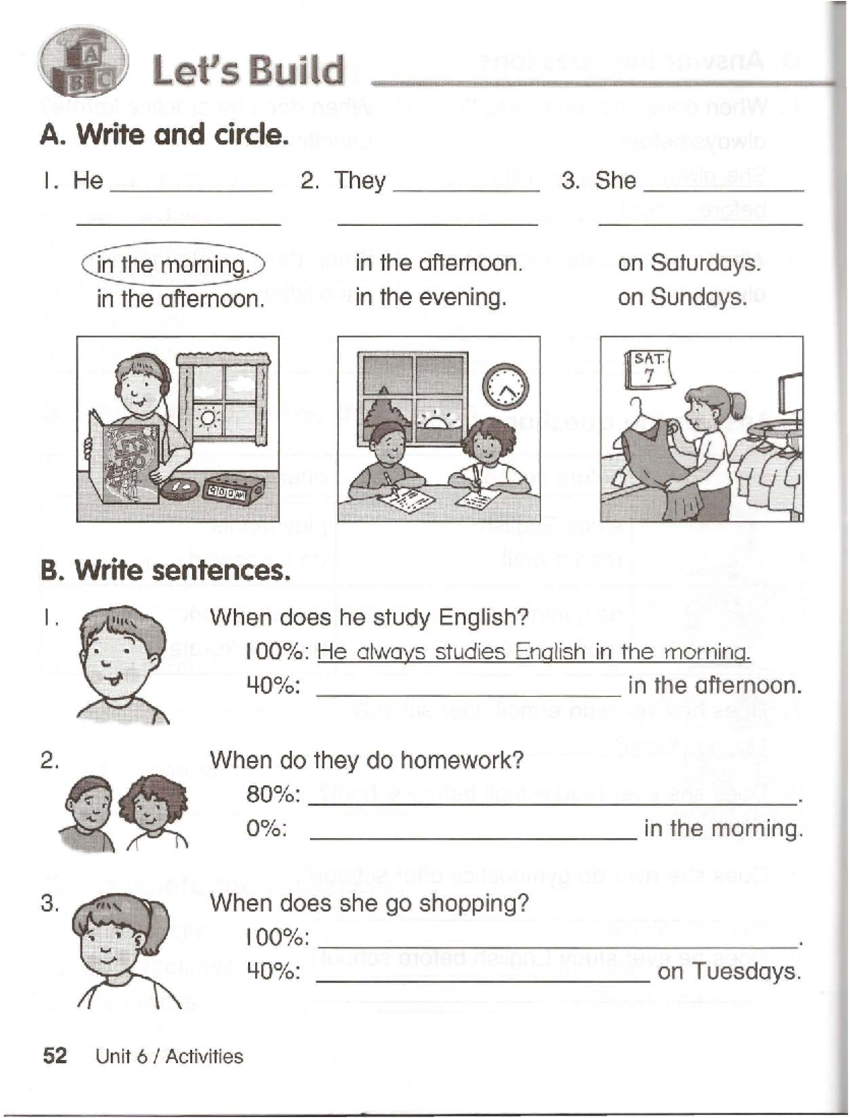 SP S3 WB 0804 - Unit Activities: Writing and Sentence Practice - Studocu