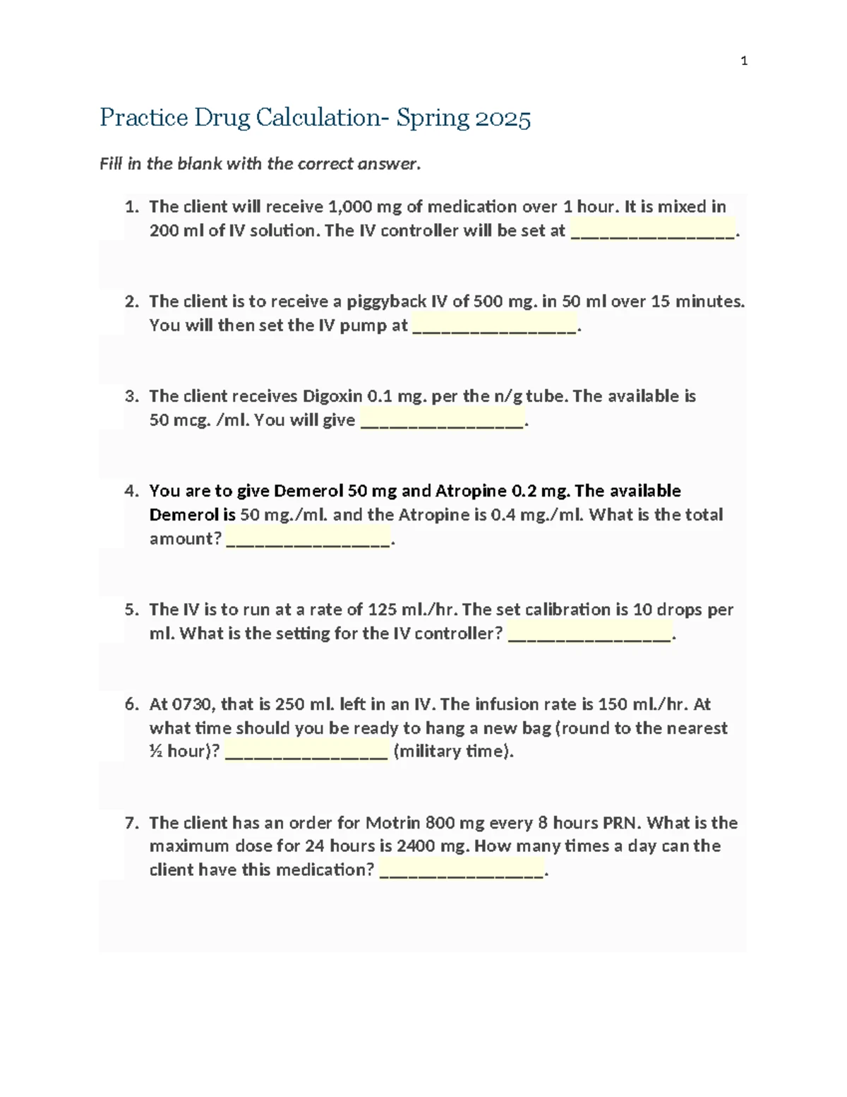 GTPAL Worksheet and Answers for Rule Practice Sheet 1 - Studocu