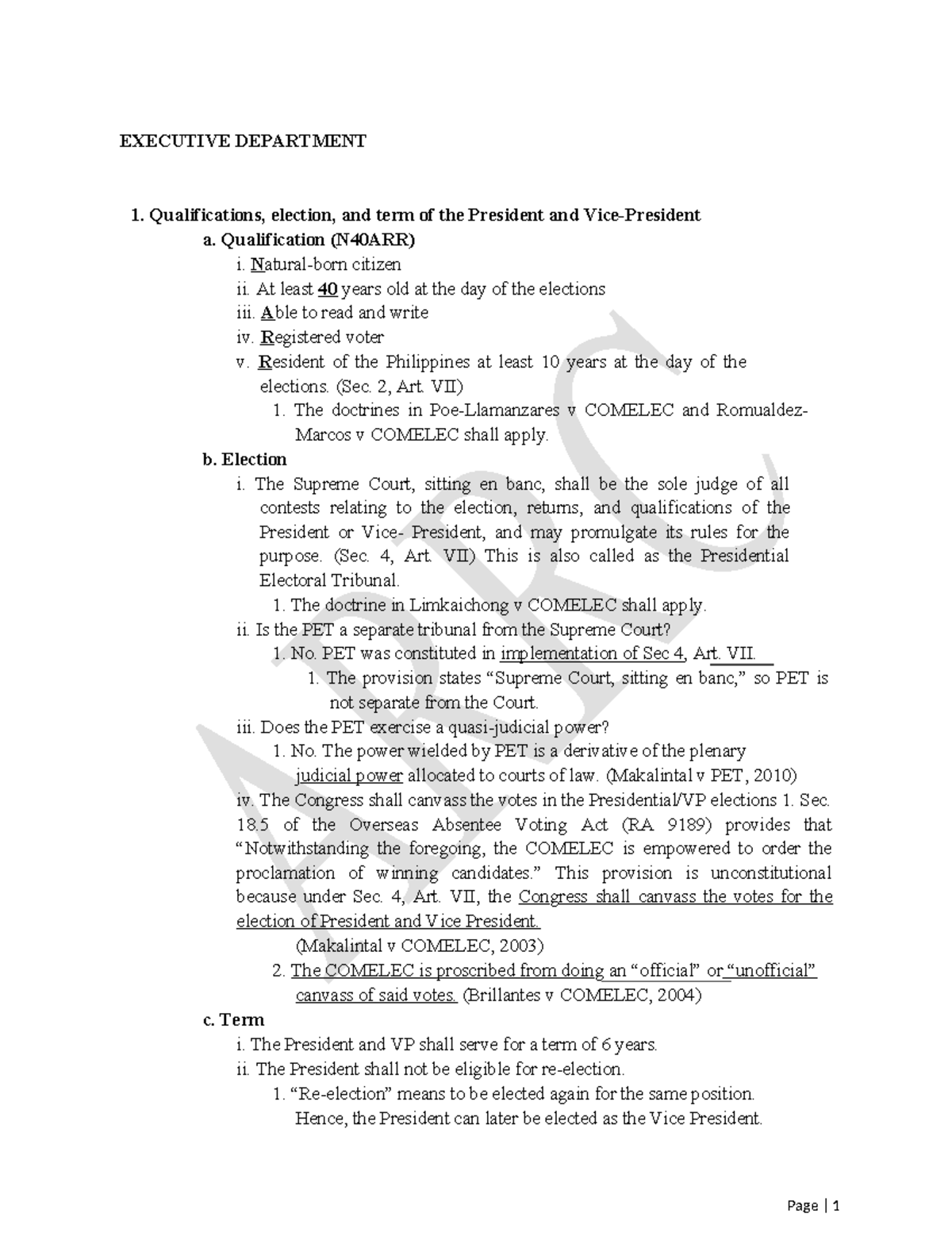 Executive- Department-by-Atty.-Anselmo-S.-Rodiel-IV - EXECUTIVE ...