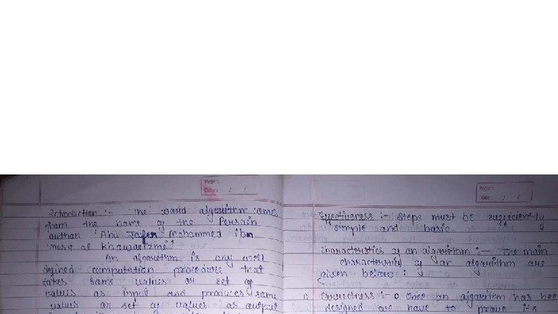 DAA (Unit-1) - Understanding Algorithms and Their Analysis - Studocu