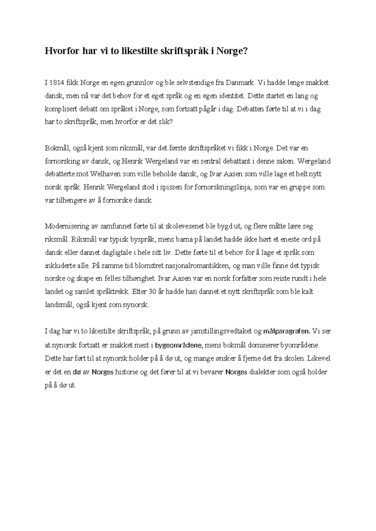 Analyse av Et dukkehjem (NORSK101) - Realismen og Kjønnsroller - Studocu