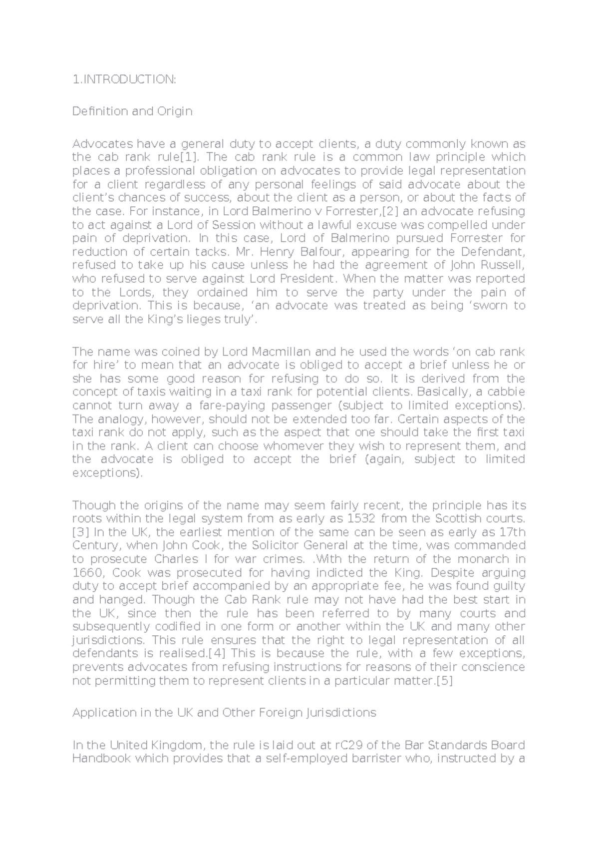 1. Understanding the Cab Rank Rule: Legal Ethics and Conflict of ...