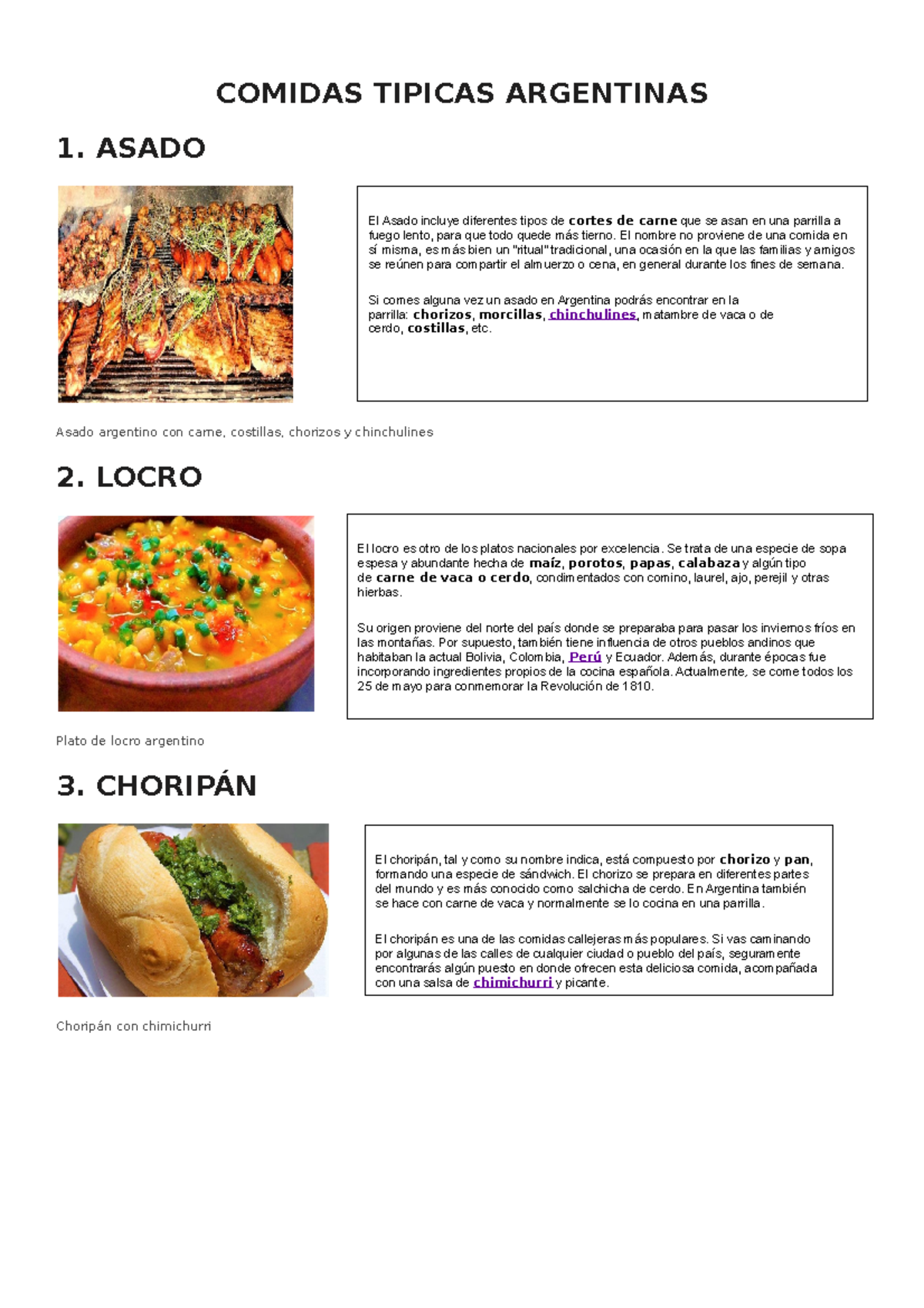 Comidas Típicas Argentinas: Asado, Locro y Más Delicias Culinarias ...