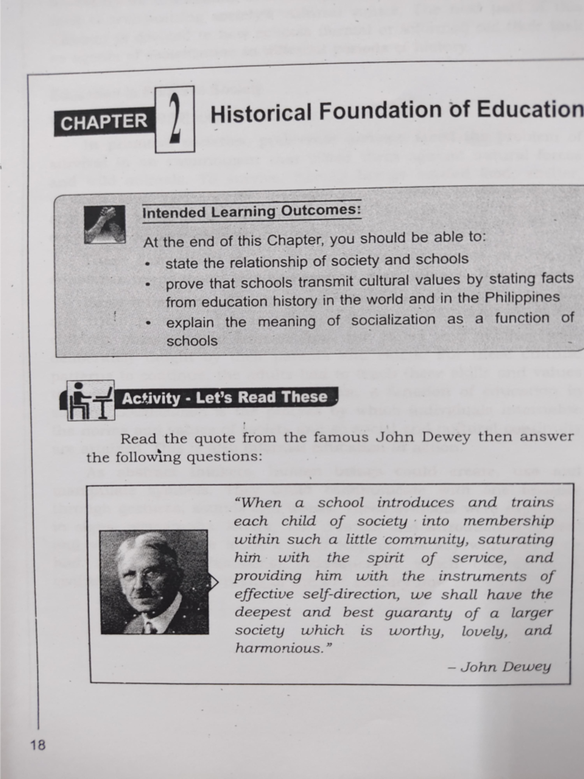 Chapter 2 Historical Foundation of Education - Secondary Education ...