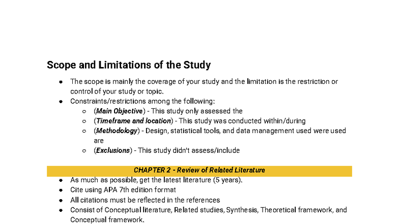 RS 101 Midterm Study Guide: Scope, Limitations, and Methodology - Studocu