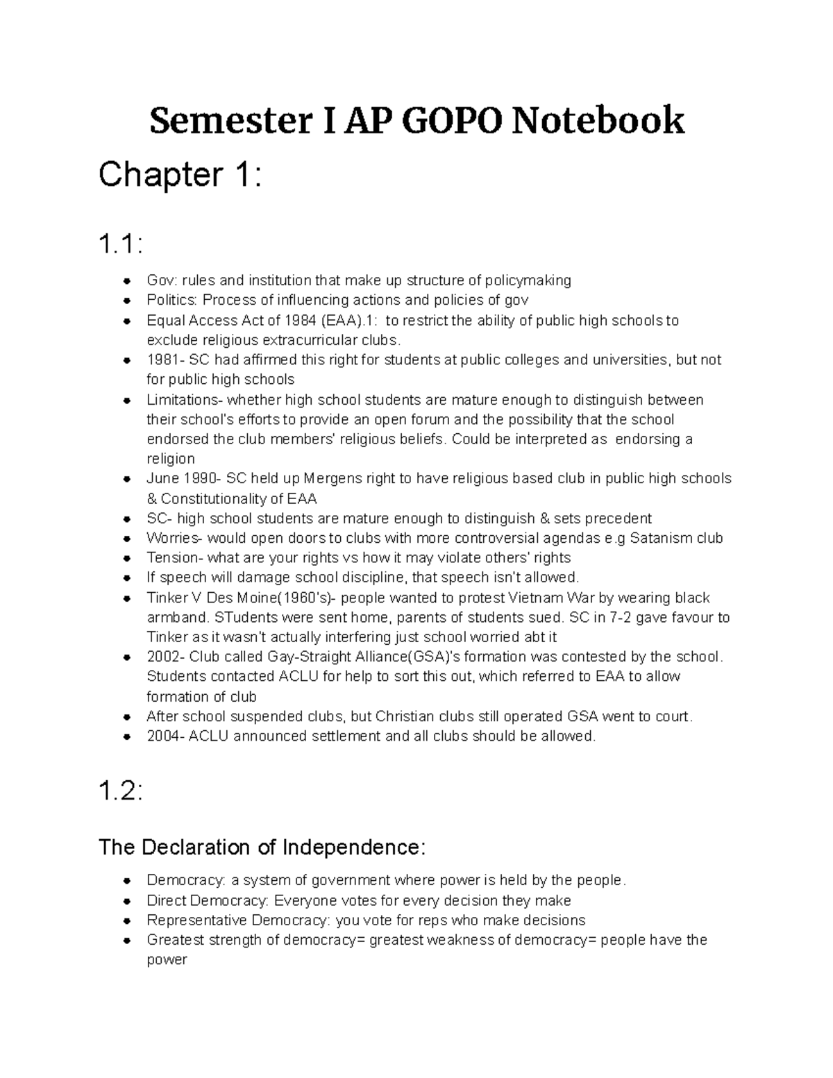 Semester I AP GOPO Notebook - Google Docs - Semester I AP GOPO Notebook ...