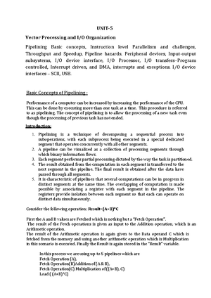 COA - Module 1 - LECTURE NOTES - E.G. PILLAY ENGINEERING COLLEGE ...