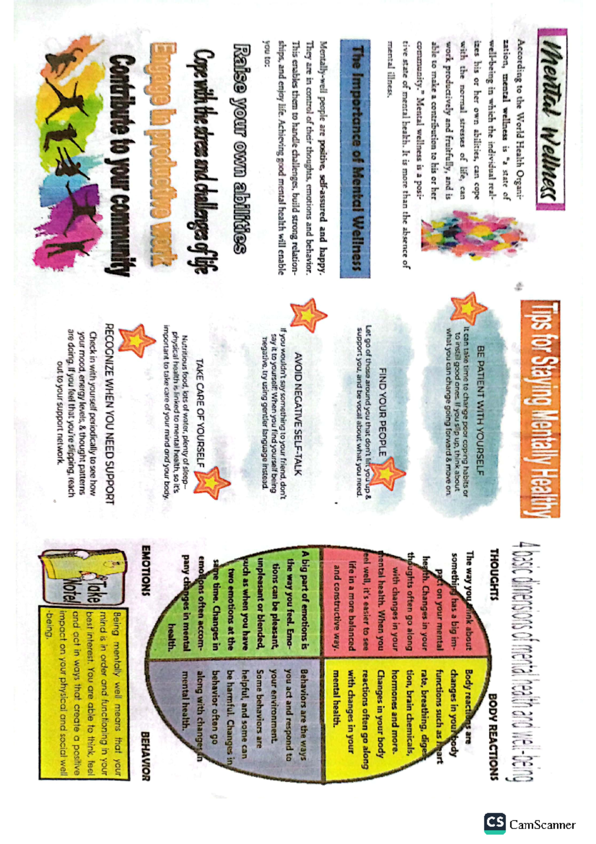 GAD-Brochures - Mental Wellness Tips for Staying Healthy - Studocu