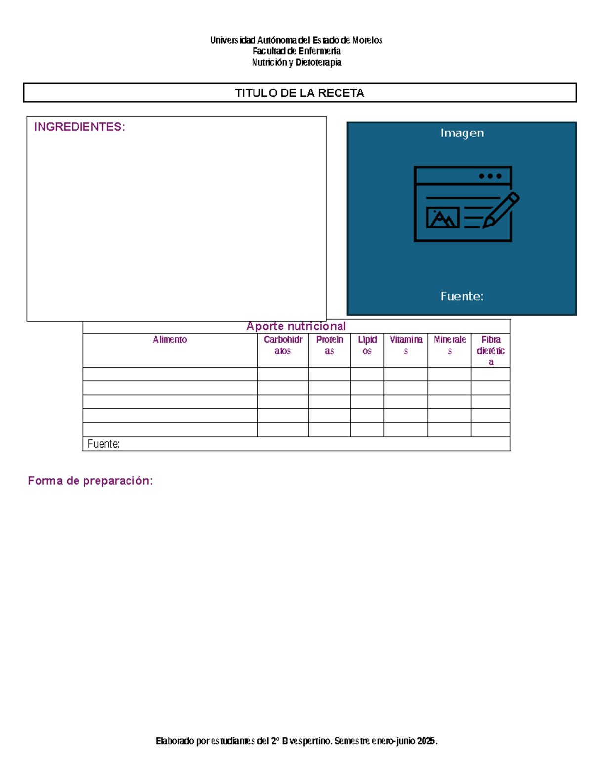 Formato para recetario - Cocina Italiana - Universidad Autónoma del ...