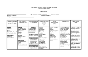 Prednisone - notes - UNIVERSITY OF CEBU - LAPULAPU AND MANDAUE COLLEGE ...