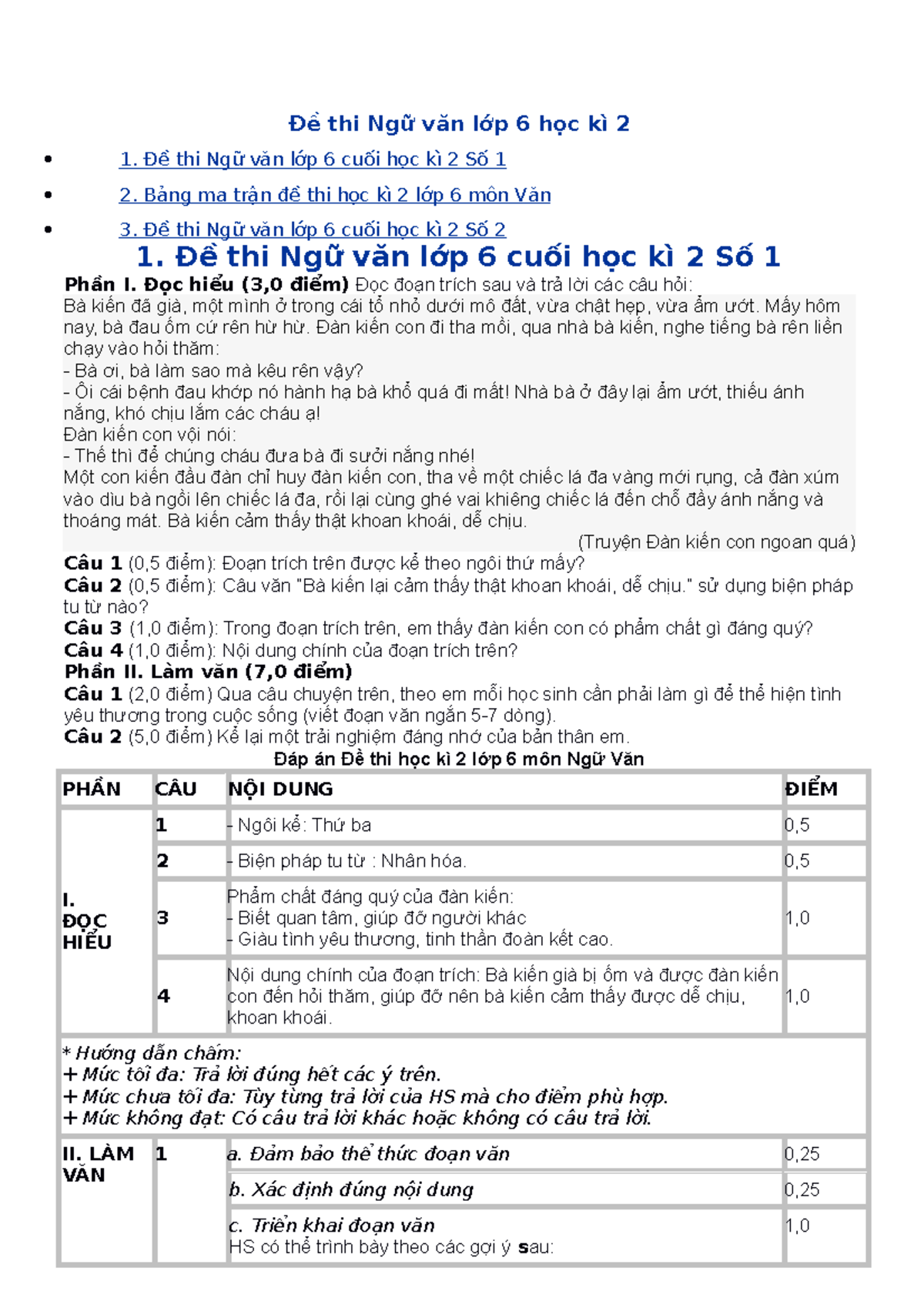 101 bài đọc - hiểu lớp 9 - day la dieu can thiet cho chun g ta - Đề thi ...