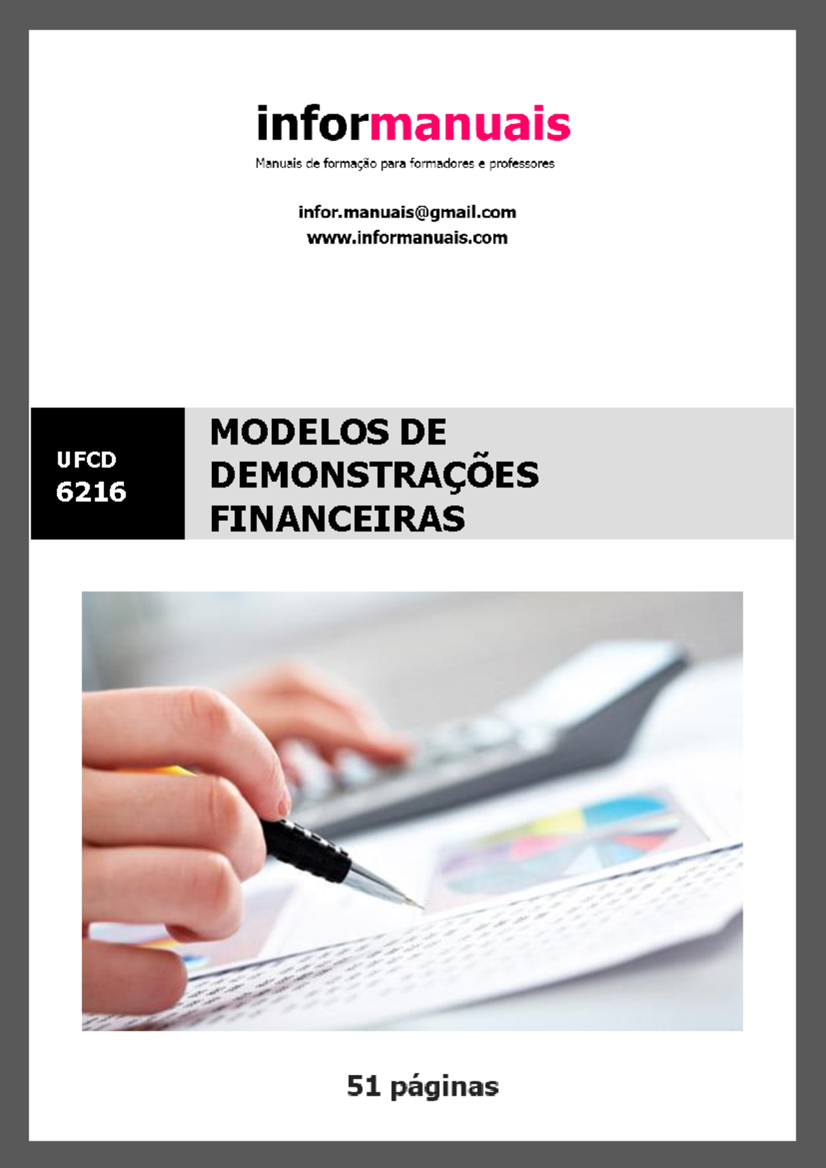 Manual TAG UFCD 6216 - Modelos de Demonstrações Financeiras - Studocu