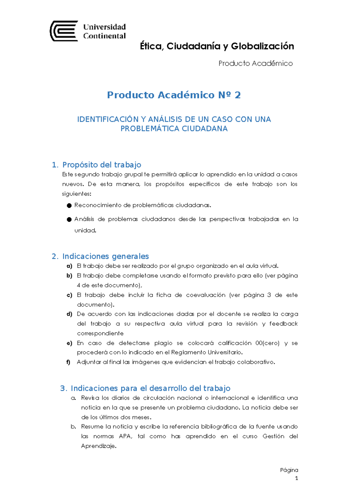 Análisis de Caso Ciudadano: Acceso al Agua Potable - PA 2 - Studocu