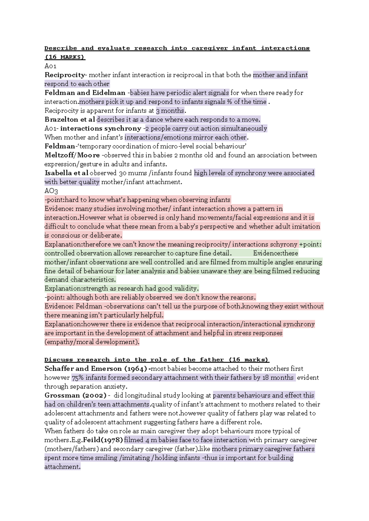 Attachment - A* Essay Plans (16 MARKS) - Studocu