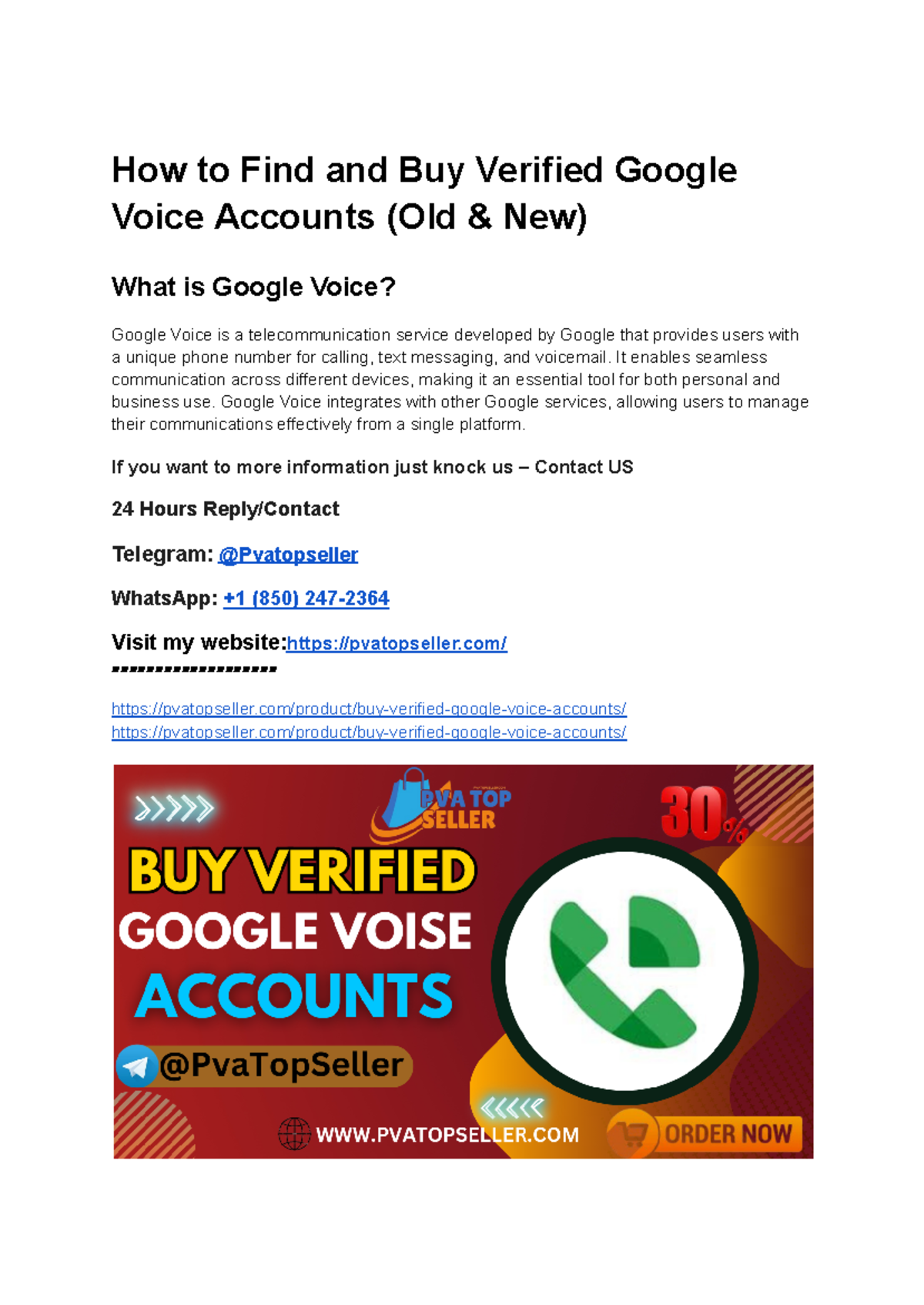 How to Find and Buy Verified Google Voice Accounts (Old & New) - It ...