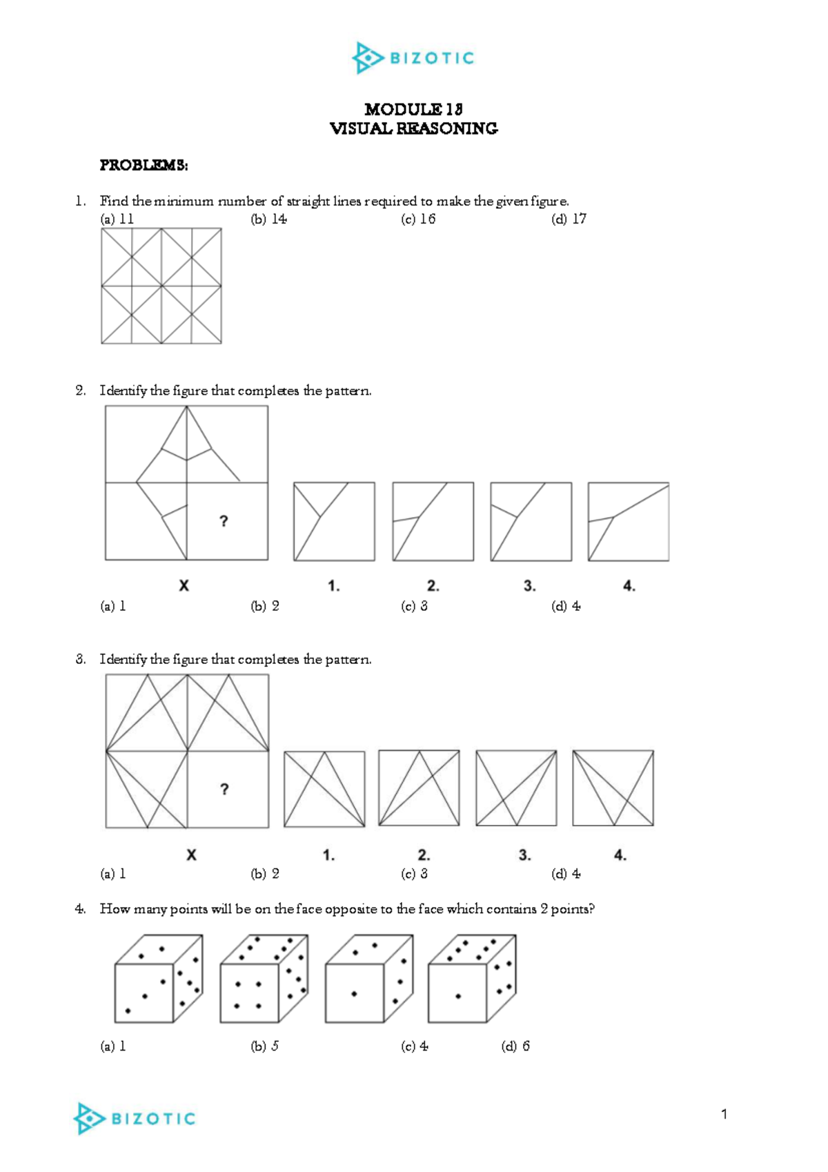 MODULE 13: Visual Reasoning Problems Handout - Studocu