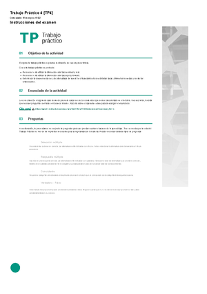 TP 1 [TP1] - tp1 - Trabajo Práctico 1 [TP1] Comenzado: 25 de feb en 22: Instrucciones del examen ...