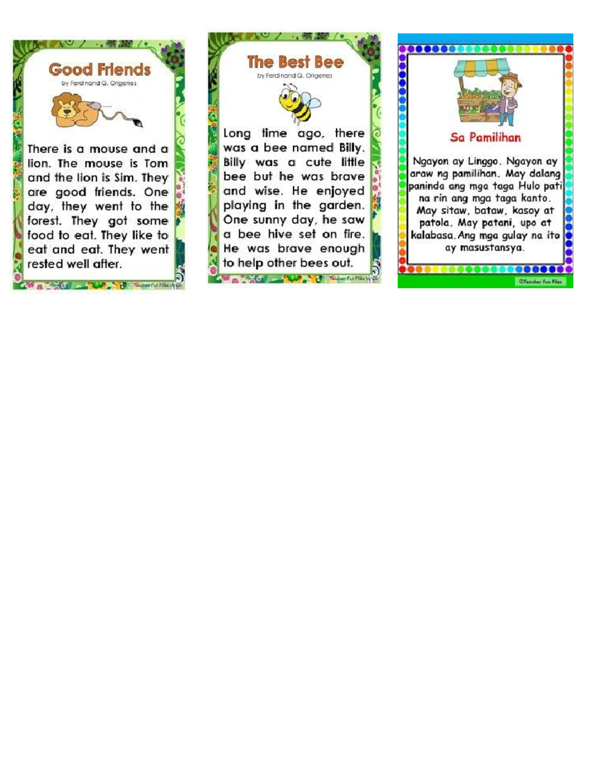 Good Friends: The Brave Bee and the Mouse (Kiko) - Studocu