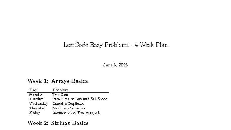 Leet Code Journey - Data structures and Algorithms - LeetCode Easy ...