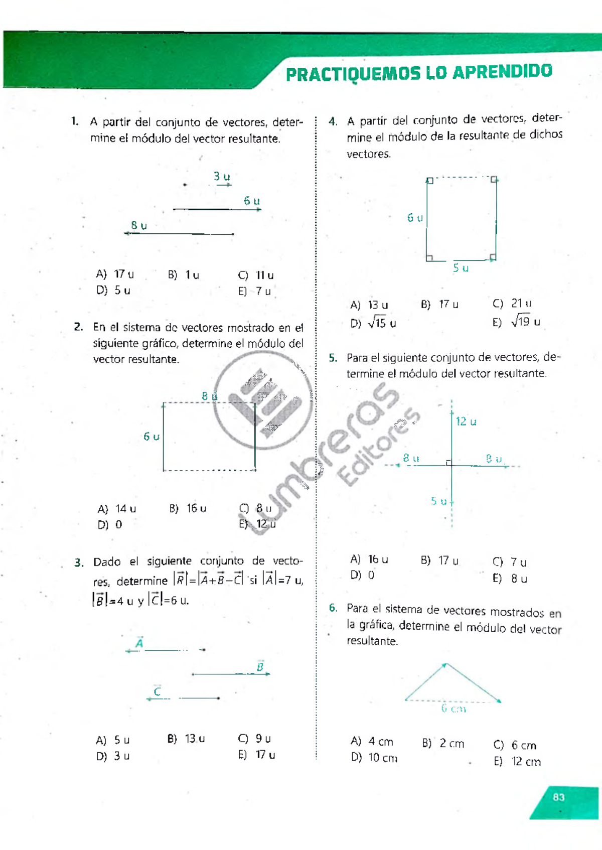 Vectores - Ejercicios y Análisis del Módulo Resultante - Studocu