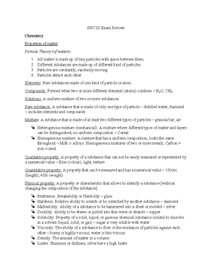 Science - Grade: 9 - High School - Canada - Studocu