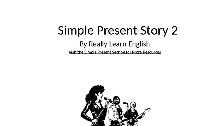 Simple Present Story 2: Exercises & Activities for English Learning ...