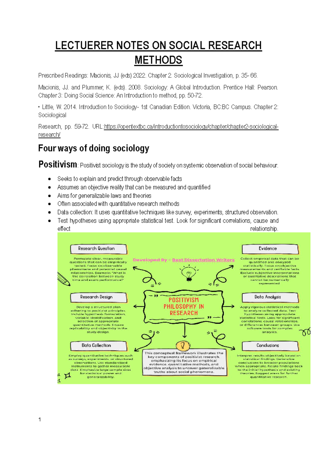 Social Research Methods Lecture Notes - Key Concepts & Issues - Studocu