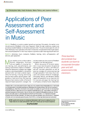 Implementing Formative Assessment Strategies in Music Education ...