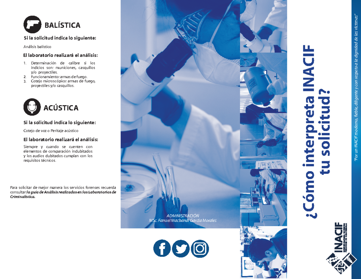 Guía de Solicitud de Análisis Forense INACIF - Studocu