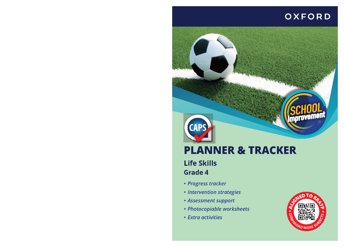 Oxford CAPS Tracker & Planner: Life Skills Grade 4 Guide - Studocu