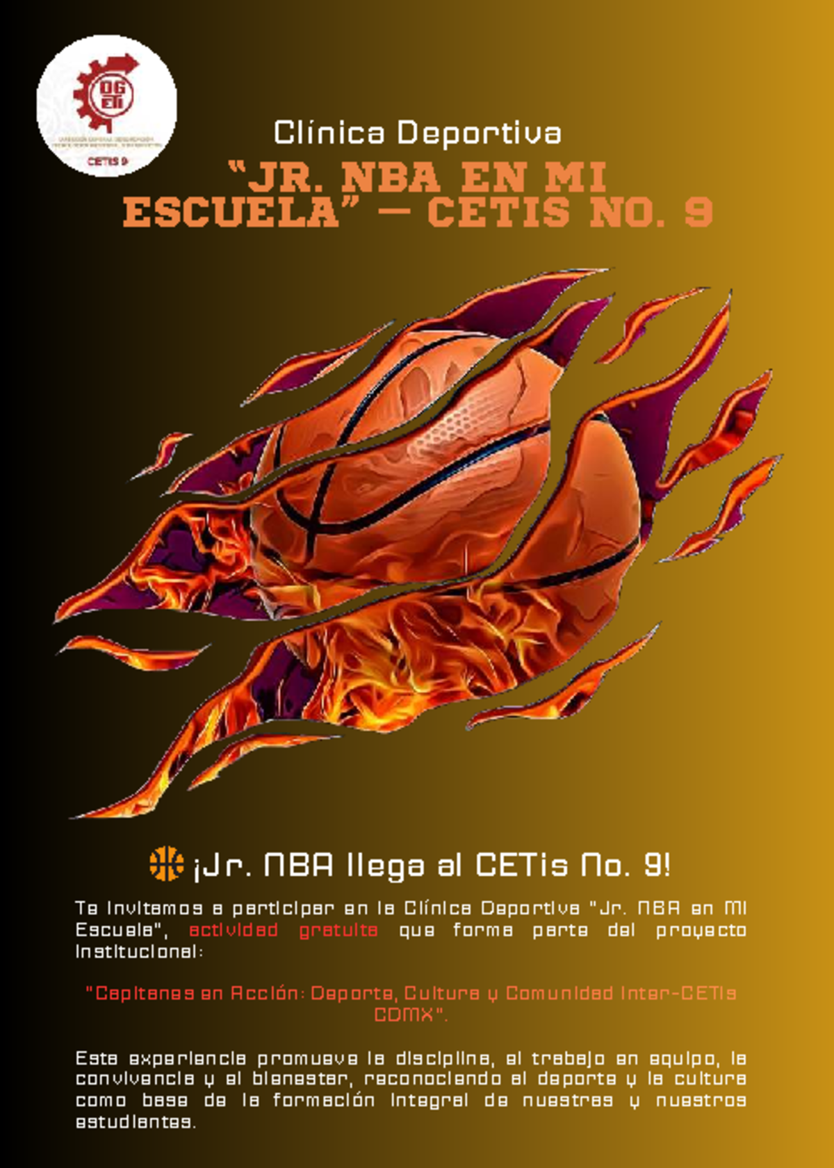 Clínica Deportiva NBA en CETIS No. 9: Información y Registro - Studocu