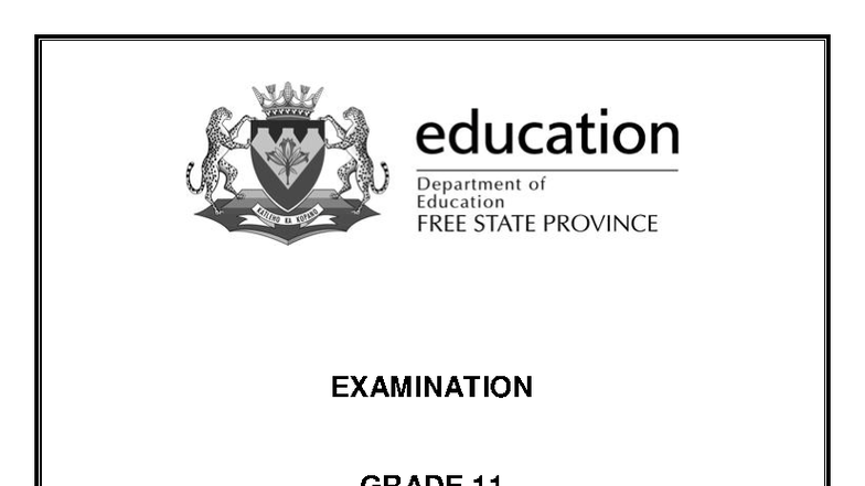 Grade 11 Physical Sciences P2 November 2025 Examination Memo - Studocu