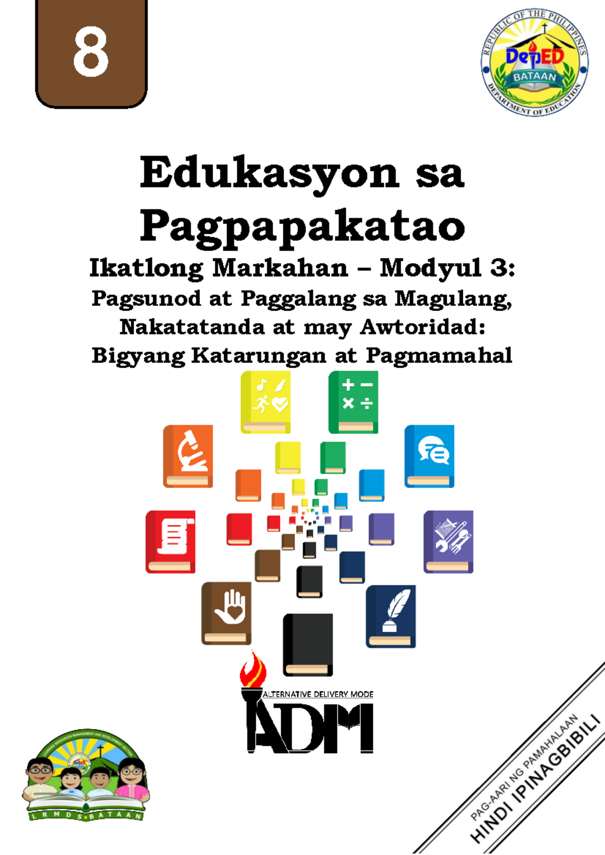 Q3 ESP8 Modyul 3: Pagsunod at Paggalang sa Magulang at Nakatatanda ...