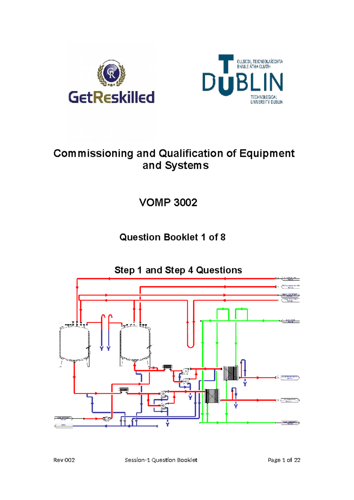 VOMP 3002 Commissioning & Qualification Equipment Q Booklet 1 - Rev 002 - Studocu