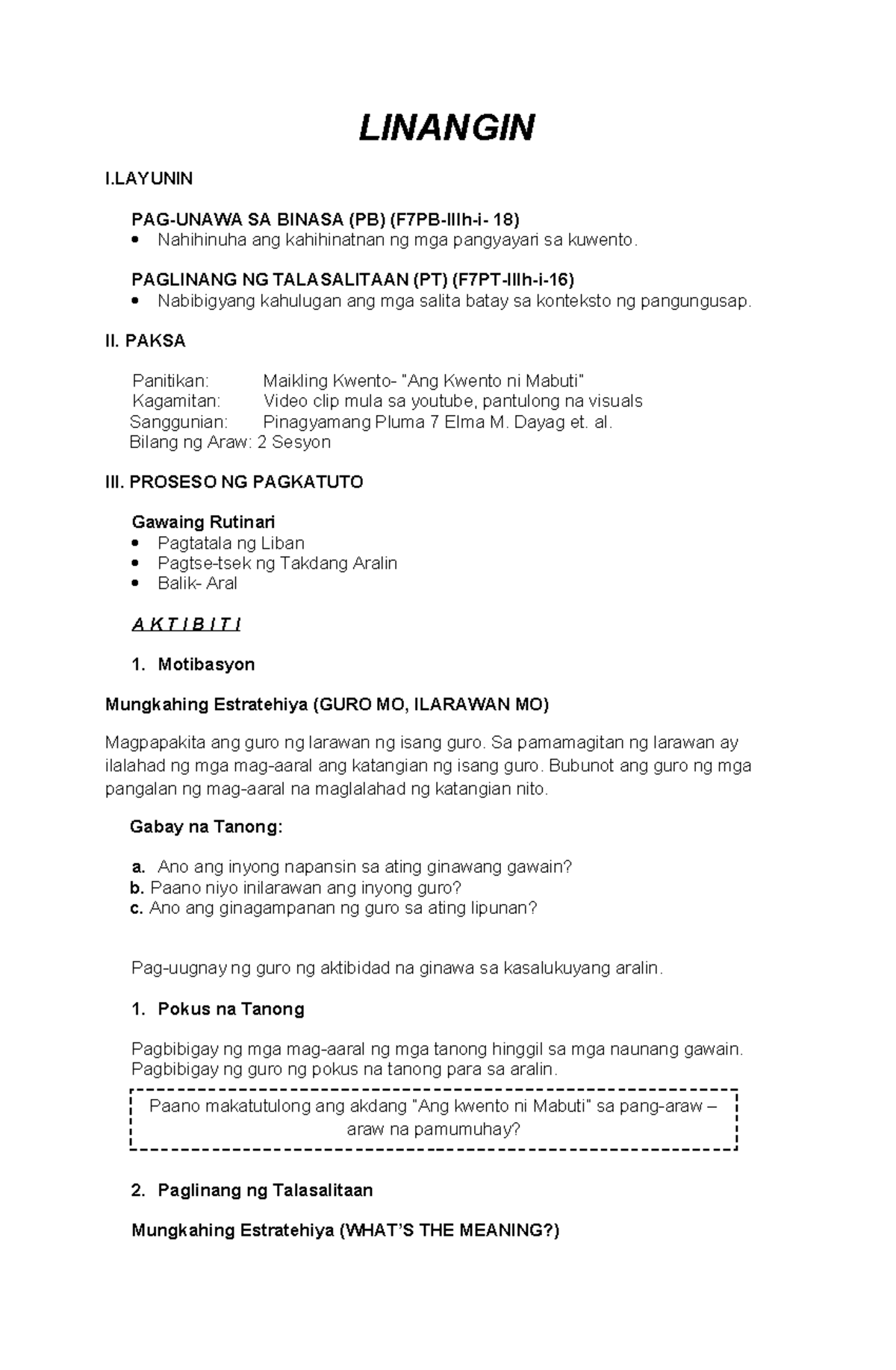 431639232 Linangin Maikling Kwento 12 2 Copy - LINANGIN I PAG-UNAWA SA ...