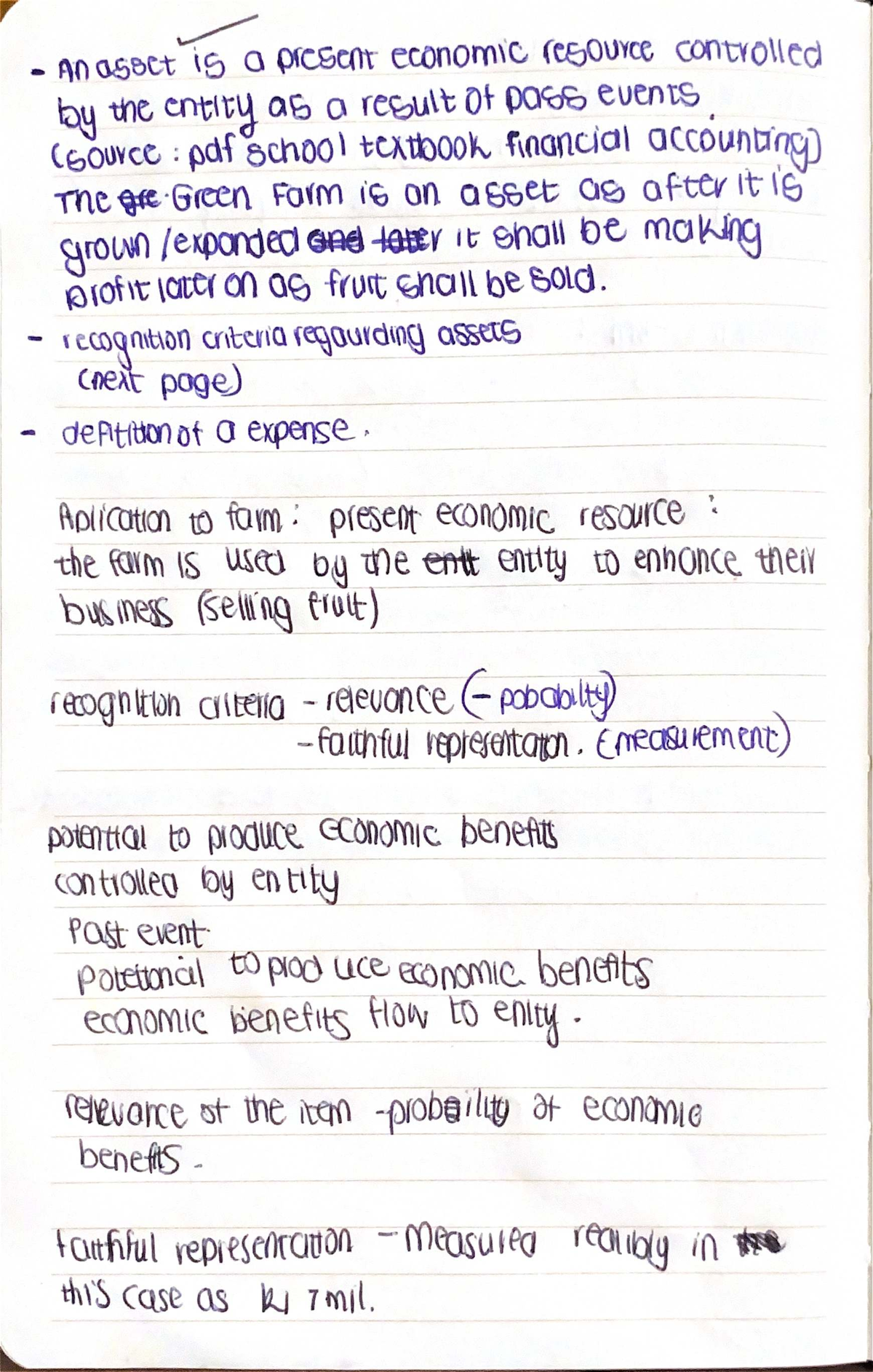 Homework 2 - Summary of Asset Recognition in Financial Accounting - Studocu
