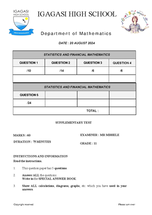 [Solved] The understanding of the south African Mathematics Curriculum ...