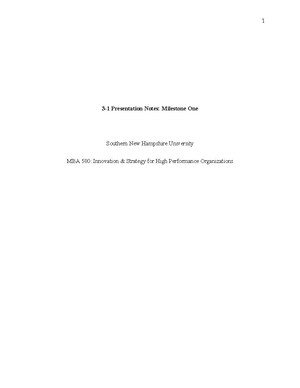 MBA 620 Module Eight Executive Summary - 1 8-2 Report: Executive ...
