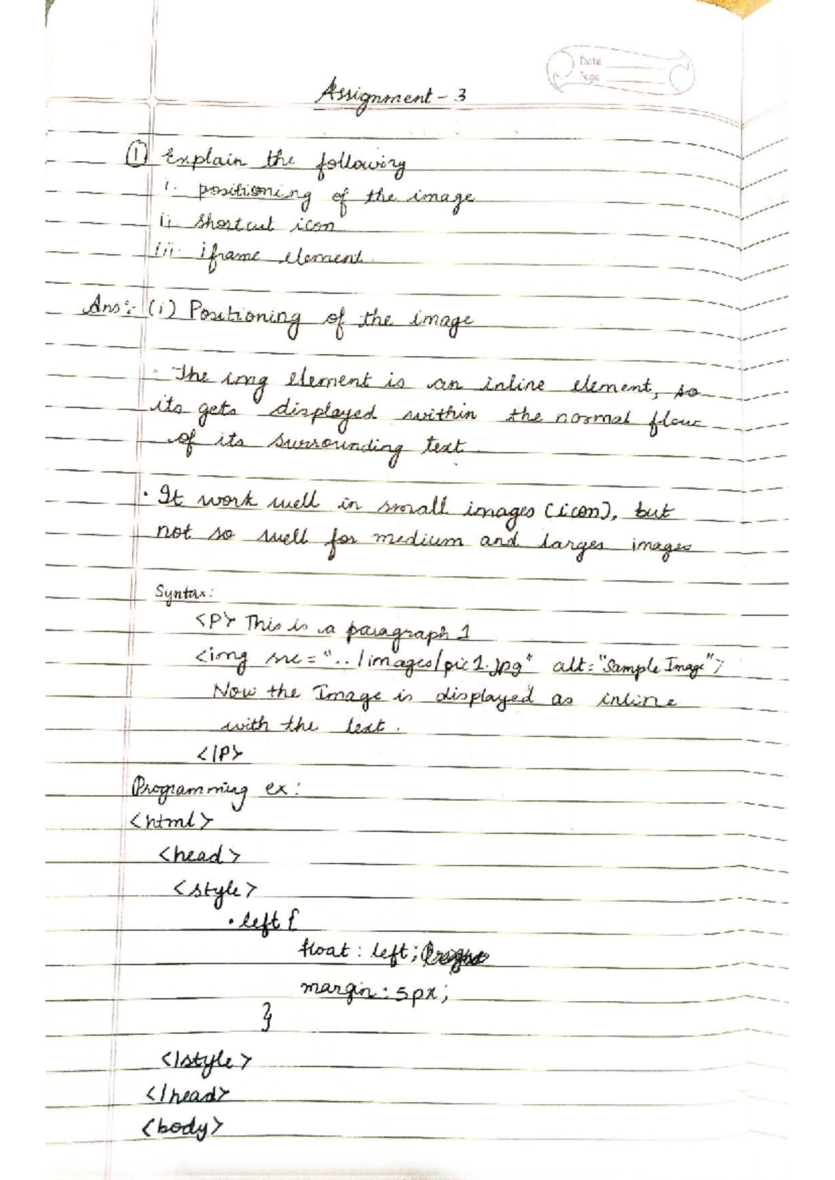 Plcc3 - Assignment 3: Web Development Concepts Explained - Studocu