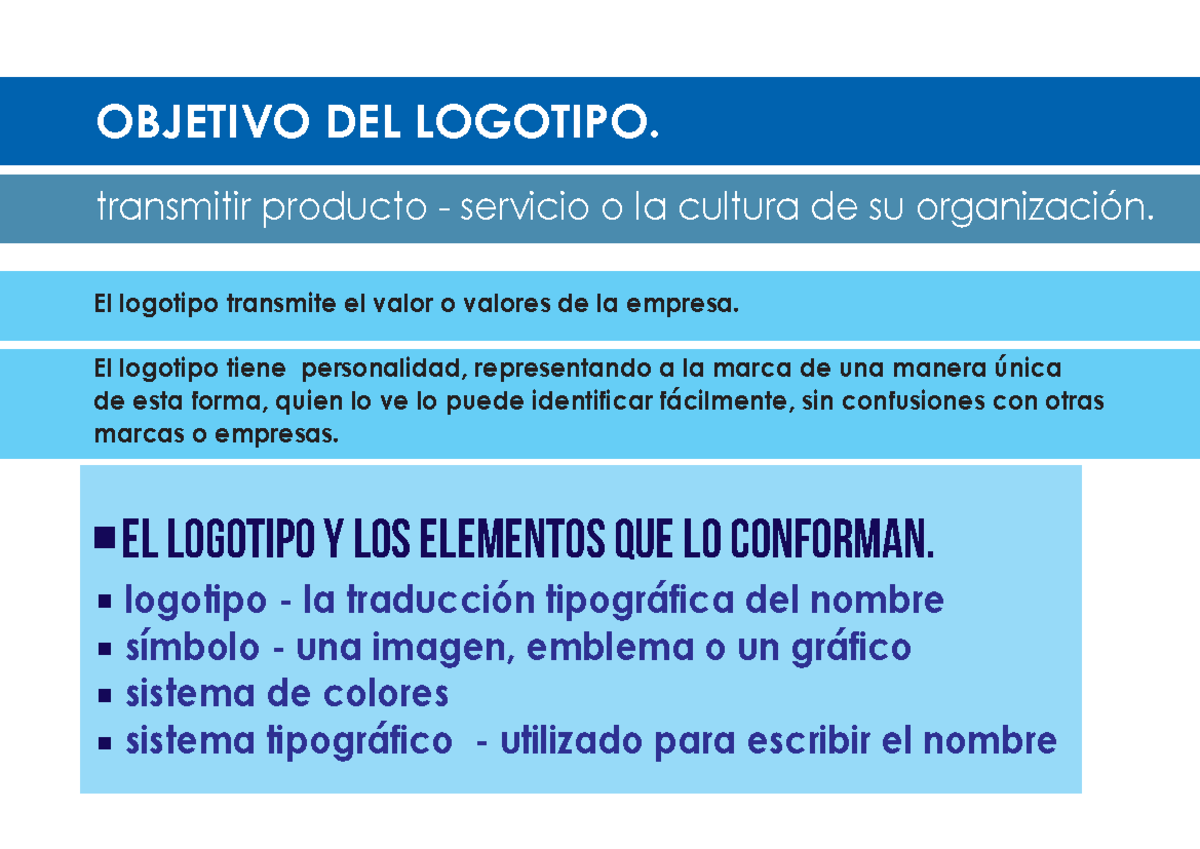 Marca logotipo - El Logotipo y los Elementos que lo conforman ...