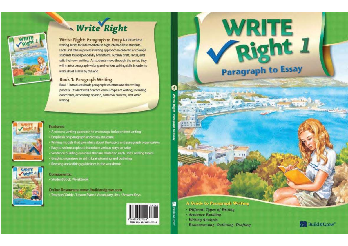Write Right 1: Intermediate Writing Skills for Paragraphs to Essays ...