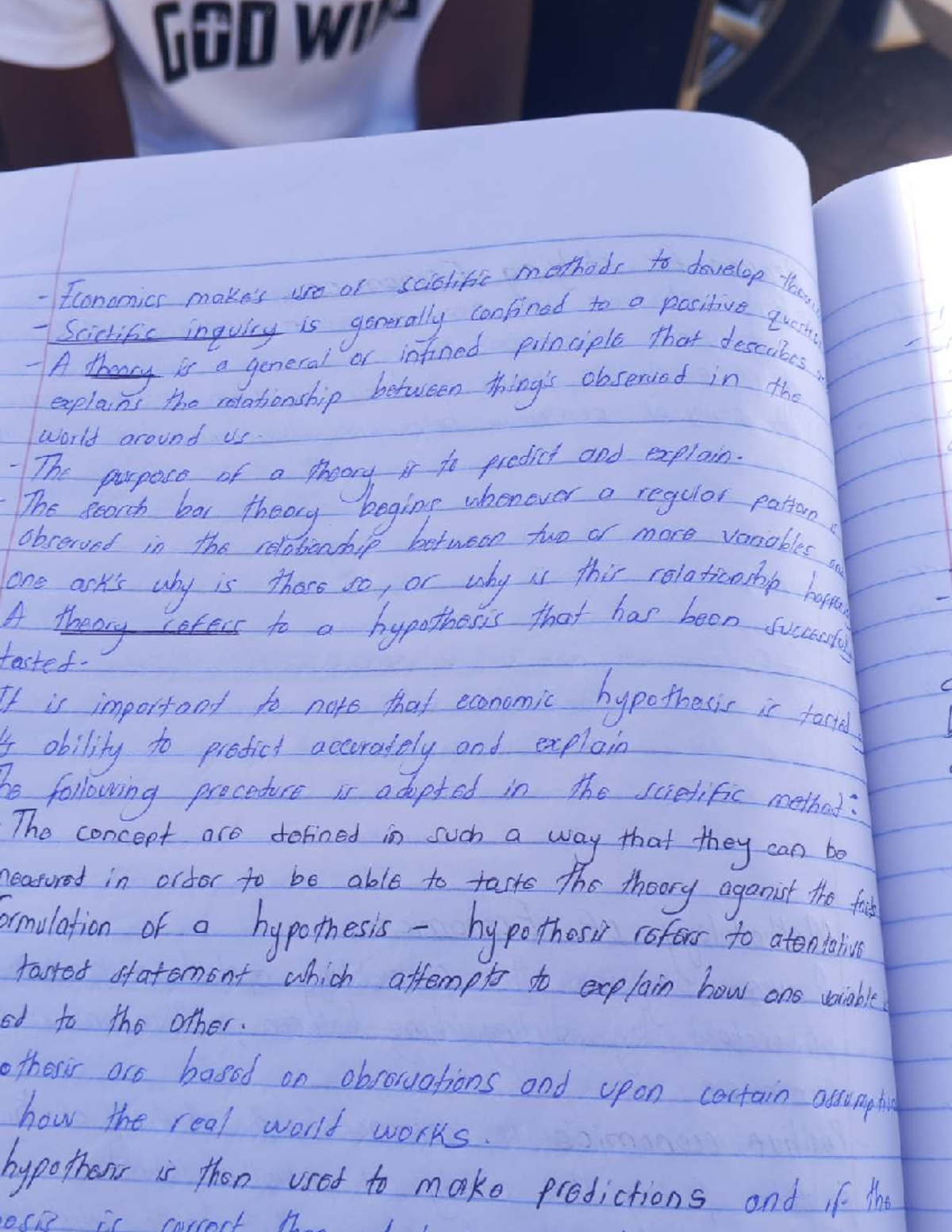 Economics 101: Scientific Methods in Economic Inquiry - Studocu