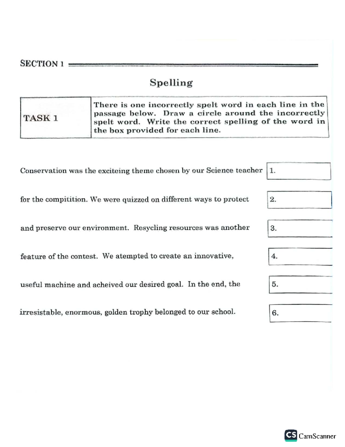 ELA-2025 - Spelling, Punctuation, Comprehension & Poetry Exam Paper ...